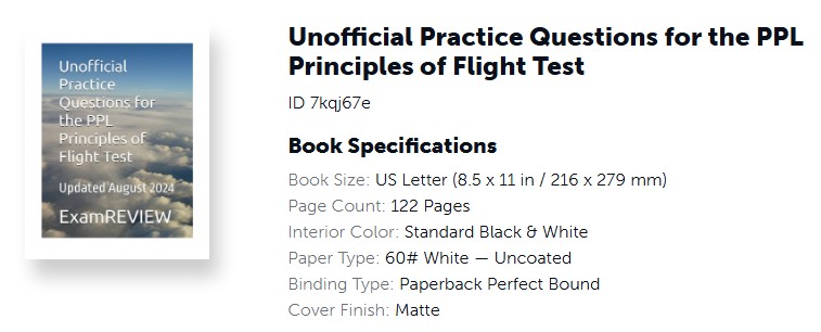 Unofficial Practice Questions for the PPL Principles of Flight Test ...