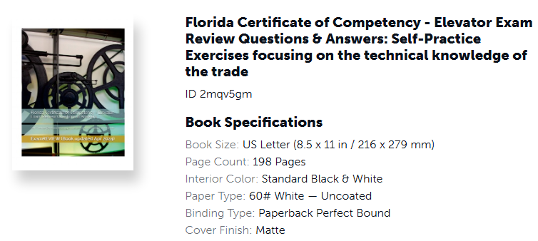 Florida Certificate of Competency – Elevator Exam Review Questions ...