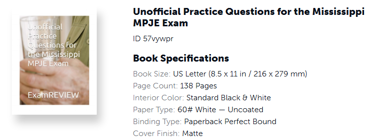 Unofficial Practice Questions for the Mississippi MPJE Exam ...