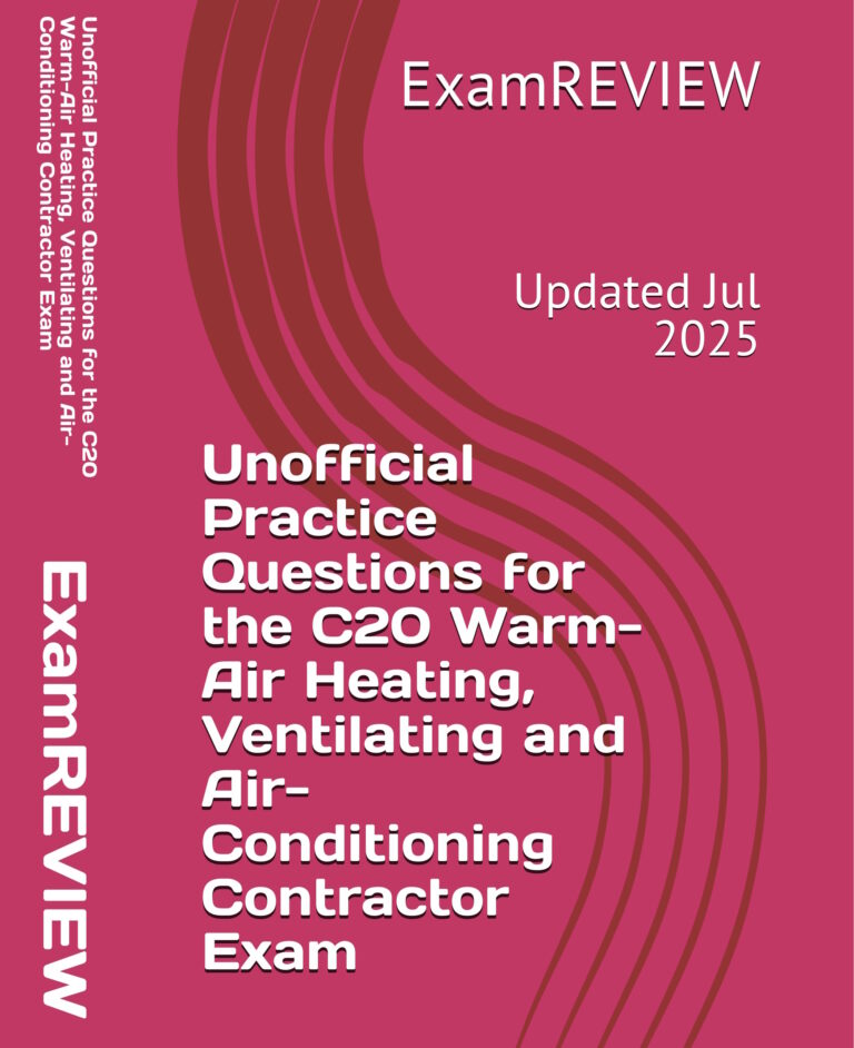Unofficial Practice Questions for the C20 Warm-Air Heating, Ventilating ...