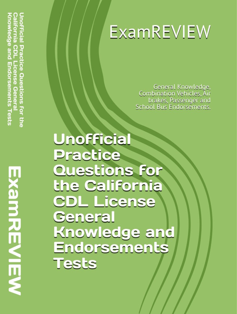 Unofficial Practice Questions for the California CDL License General ...